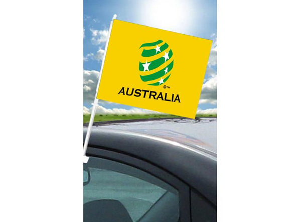 Socceroos Car Flag